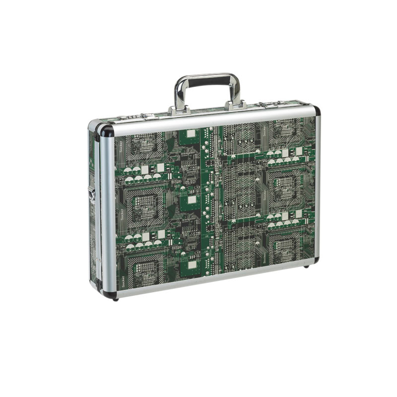 Alukoffer Aluminium Koffer Aktenkoffer Pilotenkoffer CD Computer Design ...